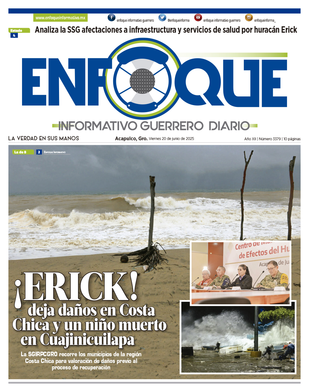 Edición digital | 20 de junio de 2025 - Enfoque Informativo